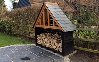 Custom Log store, Outdoor, Designs, Plans Style S